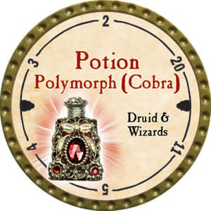 Potion Polymorph (Cobra) - 2014 (Gold) – Trent Tokens