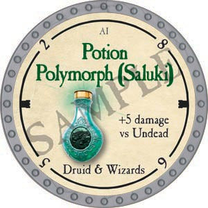 Potion Polymorph (Saluki) - 2020 (Platinum) – Trent Tokens