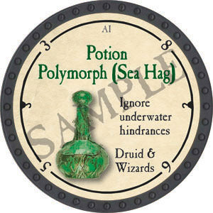 Potion Polymorph Sea Hag - 2022 (Onyx) - C37 – Trent Tokens