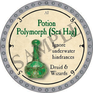 Potion Polymorph Sea Hag - 2022 (Platinum) – Trent Tokens