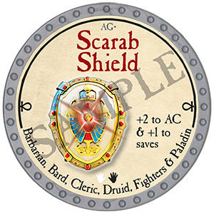 Scarab Shield - 2024 (Platinum) - R – Trent Tokens