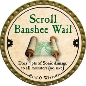 Scroll Banshee Wail - 2013 (Gold) – Trent Tokens