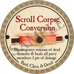Scroll Corpse Conversion - 2017 (Gold) – Trent Tokens
