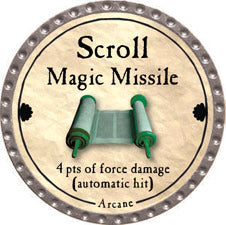 Scroll Magic Missile - 2011 (Platinum) - C37 – Trent Tokens
