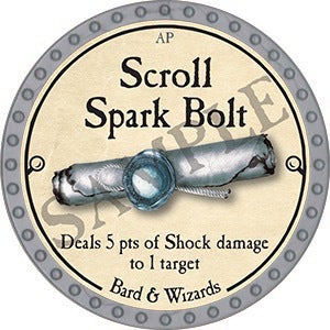 Scroll Spark Bolt - 2023 (Platinum) - C – Trent Tokens