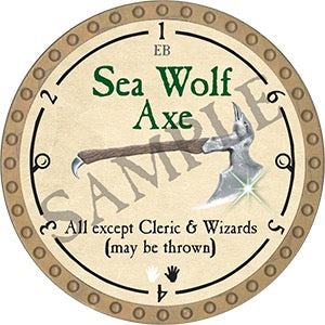 Sea Wolf Axe - 2023 (Gold) – Trent Tokens