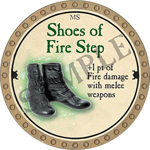 Shoes of Fire Step - 2018 (Gold) - C26 – Trent Tokens