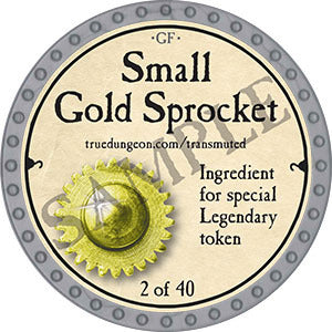 Small Gold Sprocket - 2022 (Platinum) – Trent Tokens