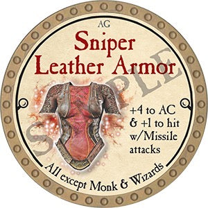 Sniper Leather Armor - 2023 (Gold) - R – Trent Tokens