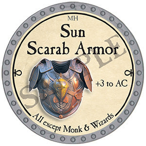 Sun Scarab Armor - 2024 (Platinum) – Trent Tokens