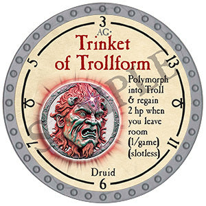 Trinket of Trollform - 2024 (Platinum) - R – Trent Tokens