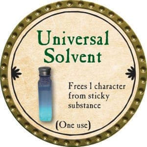 Universal Solvent - 2015 (Gold) - UC – Trent Tokens